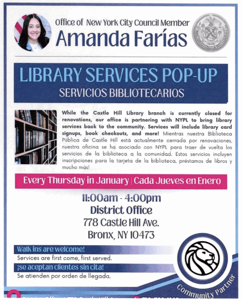 Library Services Pop-Up - Uplifme